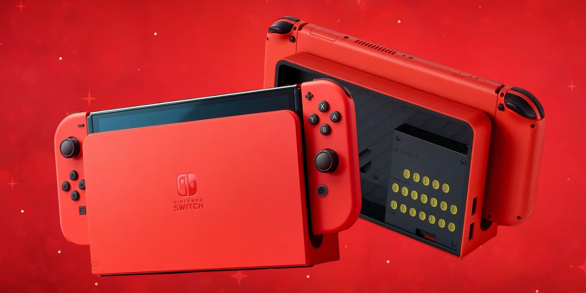 Máy Chơi Game Nintendo Switch Oled Mario Red Edition Droidshop Vn
